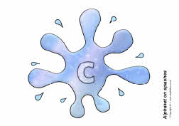 Alphabet on splashes (SB4181) - SparkleBox