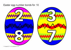 Easter egg number bonds making 10 (SB4199) - SparkleBox