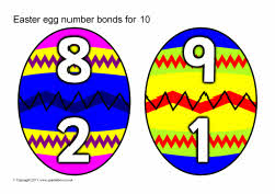 Easter egg number bonds making 10 (SB4199) - SparkleBox
