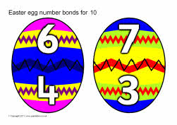 Easter egg number bonds making 10 (SB4199) - SparkleBox