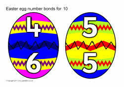 Easter egg number bonds making 10 (SB4199) - SparkleBox
