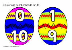 Easter egg number bonds making 10 (SB4199) - SparkleBox