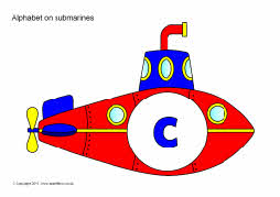 Alphabet on submarines (SB4237) - SparkleBox