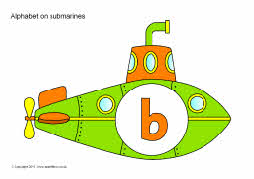 Alphabet on submarines (SB4237) - SparkleBox