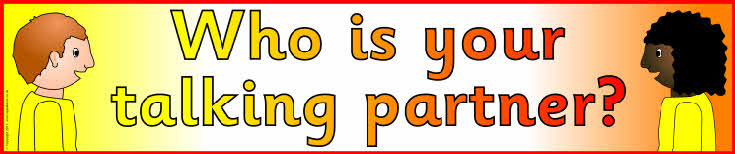 Talking partner display banners (SB4243) - SparkleBox