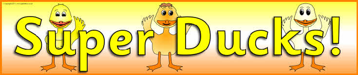 Super Ducks display banner (SB4293) - SparkleBox