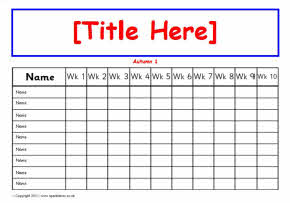 Editable class record charts (SB4298) - SparkleBox