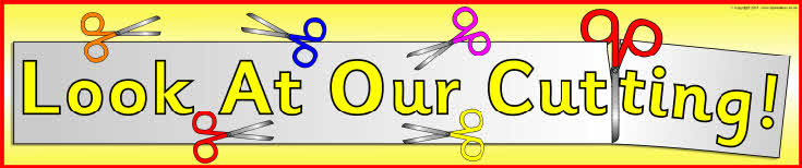 Look At Our Cutting display banner (SB4302) - SparkleBox