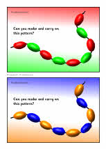 Threading beads pattern cards (SB4307) - SparkleBox