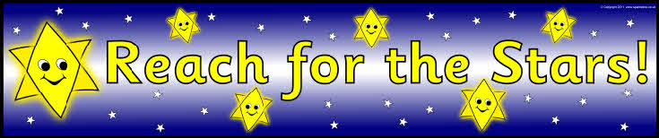 Reach for the Stars display banner (SB4435) - SparkleBox