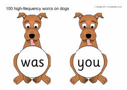 100 high-frequency words on dogs (SB4452) - SparkleBox