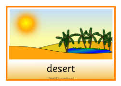 Desert wildlife posters (SB4497) - SparkleBox