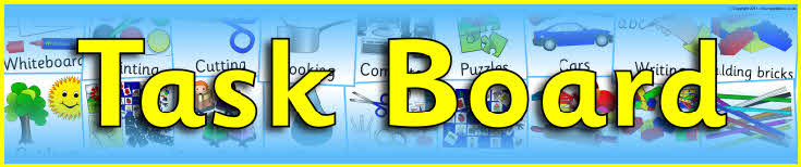 Task Board display banners (SB4574) - SparkleBox