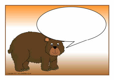 Bear-themed editable target board posters (SB4615) - SparkleBox