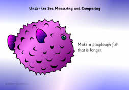 Under the sea measuring and comparing activity mats (SB4630) - SparkleBox