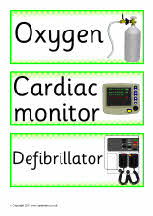 Ambulance/Air Ambulance role-play labels (SB4644) - SparkleBox
