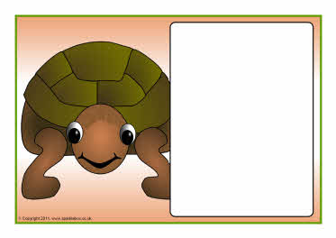 Tortoise-themed editable target board posters (SB4656) - SparkleBox