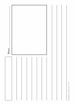 Simple A4 writing frames (SB4730) - SparkleBox