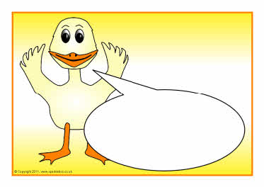 Duck-themed editable target board posters (SB4727) - SparkleBox