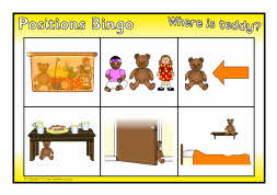 Positions bingo (SB4748) - SparkleBox