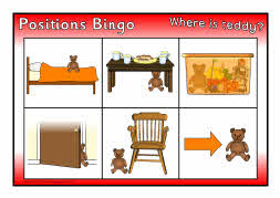 Positions bingo (SB4748) - SparkleBox