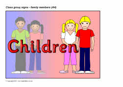 Family members group signs - A4 (SB4772) - SparkleBox