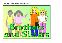 Family members group signs - A4 (SB4772) - SparkleBox