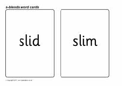 S-blend word flash cards - large (SB4804) - SparkleBox