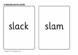 S-blend word flash cards - large (SB4804) - SparkleBox