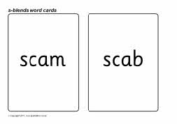 S-blend word flash cards - large (SB4804) - SparkleBox