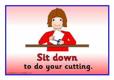 Scissor safety posters (SB4827) - SparkleBox