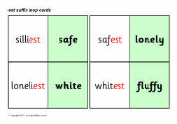 -est suffix loop cards (SB4917) - SparkleBox