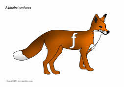 Alphabet on foxes (SB4967) - SparkleBox