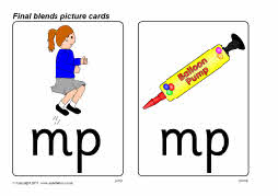 Final blend picture flash cards (SB4993) - SparkleBox