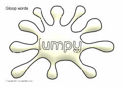 Gloop display words (SB5018) - SparkleBox