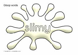 Gloop display words (SB5018) - SparkleBox