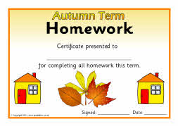 Homework certificates (termly) (SB5031) - SparkleBox