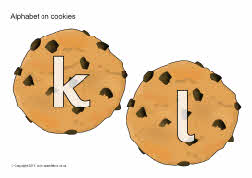 Alphabet on cookies (SB5041) - SparkleBox