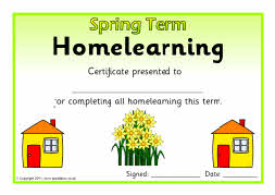 Homelearning certificates (termly) (SB5069) - SparkleBox