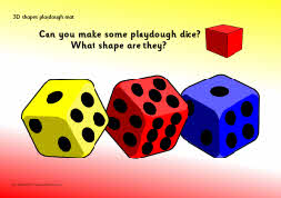 3D shapes playdough mats (SB5064) - SparkleBox