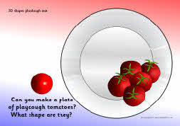 3D shapes playdough mats (SB5064) - SparkleBox