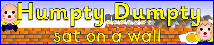 Humpty Dumpty display banner (SB5083) - SparkleBox