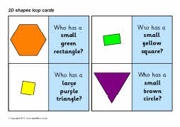 2D shapes loop cards (SB5082) - SparkleBox