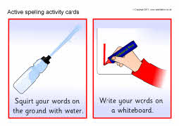 Active spelling activity cards (SB5112) - SparkleBox