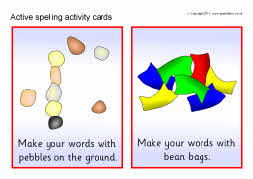 Active spelling activity cards (SB5112) - SparkleBox