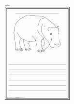 Safari animals colour and write worksheets (SB5179) - SparkleBox