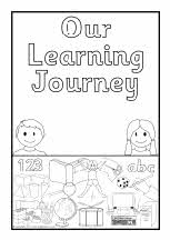 ‘Learning Journey’ pupil/class record book covers (SB5187) - SparkleBox