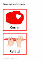 Playdough activity cards (SB5254) - SparkleBox