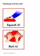 Playdough activity cards (SB5254) - SparkleBox