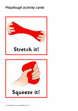Playdough activity cards (SB5254) - SparkleBox